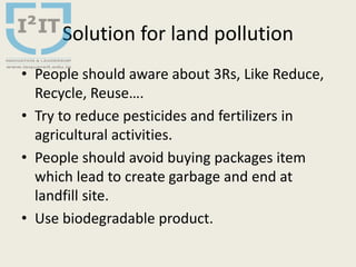 Solution Of Land Pollution