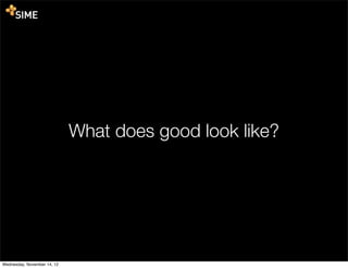 Mahesh what does_good_look_like | PDF