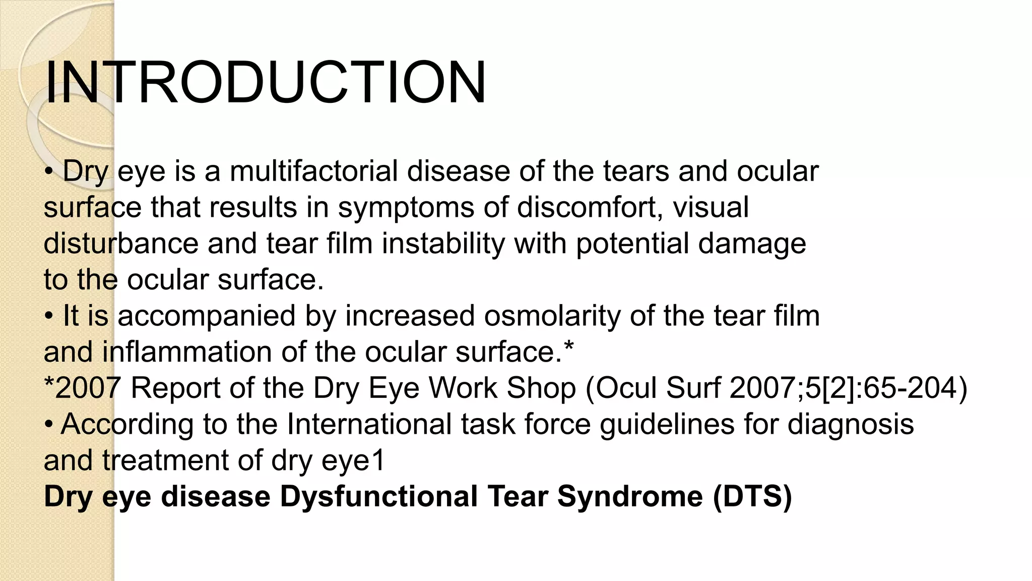 Dry Eye Created by Art | PPTX | Eye and Vision Conditions | Diseases and Conditions