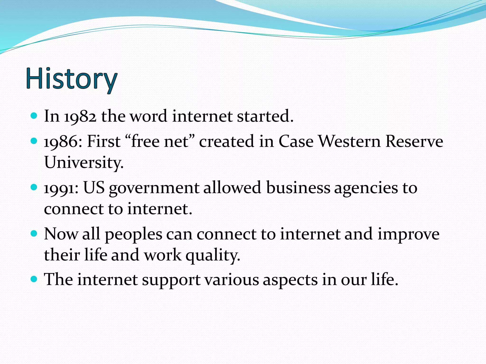ppt on INTERNET | PPTX | Internet for Beginners | Internet