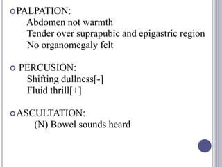 MAHI CLINICAL CASE ON ALCOHOLIC LIVER DISEASE | PPT