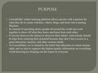 Lesson path courses | PPT