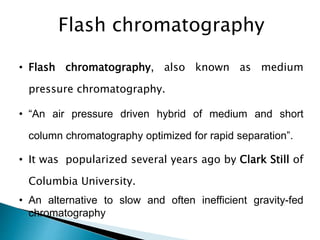 Flash chromatography | PPT