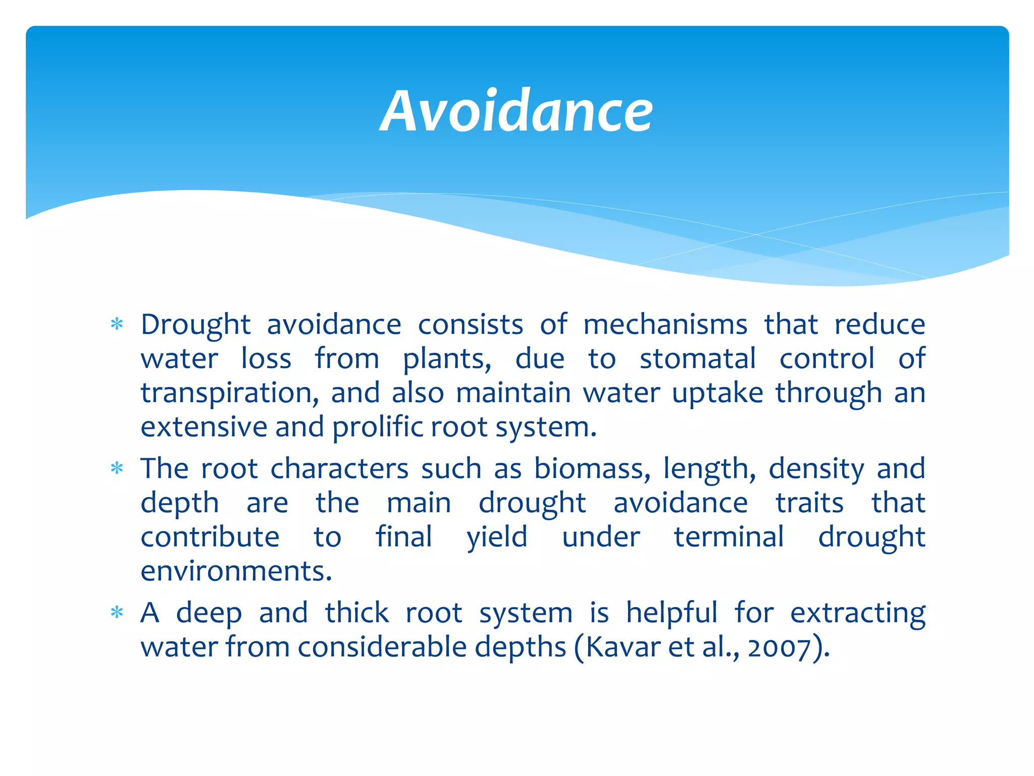 plant drought effects, mechanisms and management | PPTX