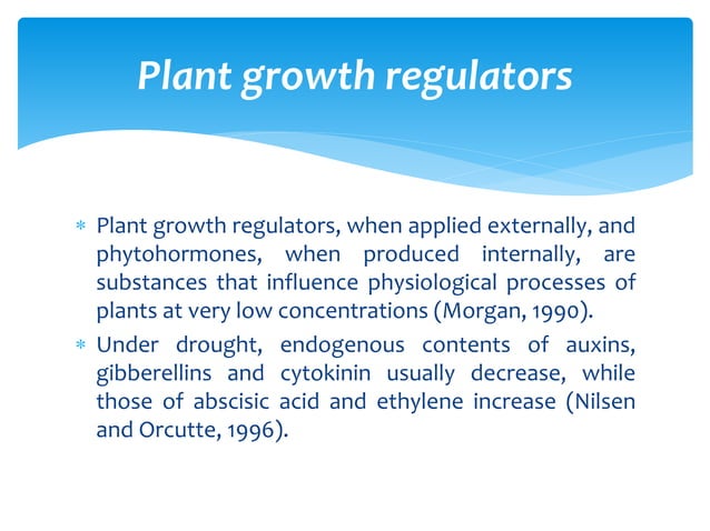 plant drought effects, mechanisms and management | PPTX | Agriculture ...