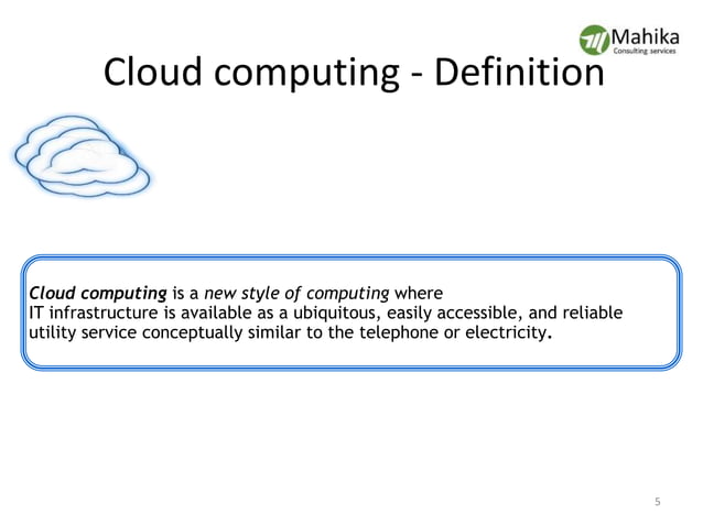 Mahika cloud services | PPTX | Cloud Computing | Internet