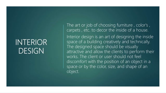 Mahima chaudhary , interior design | PPTX | Interior Decorating | Home ...