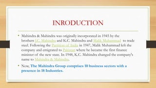 Mahindra | PPTX