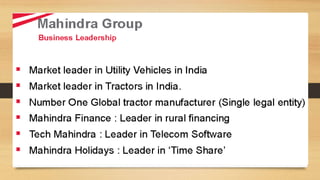 Mahindra | PPT