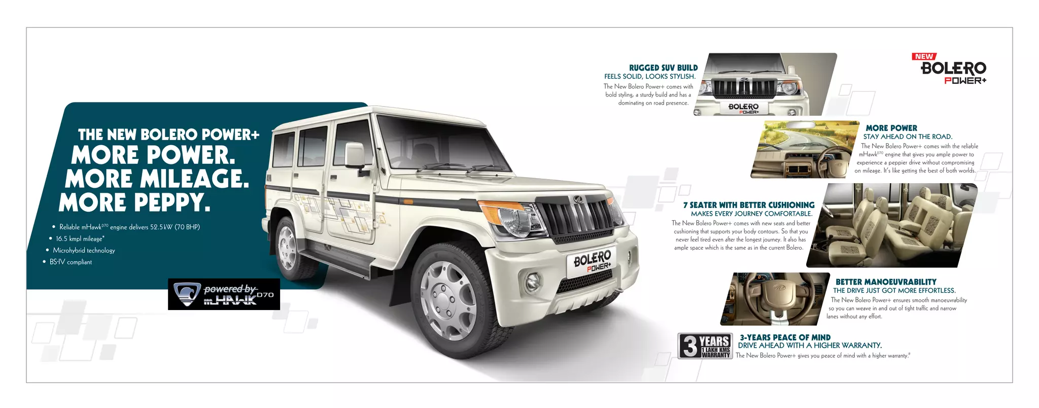 Mahindra Bolero Power Plus Brochure | PDF