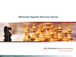 Mahindra Special Services Group - Services | PPT