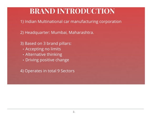 Mahindra | PDF