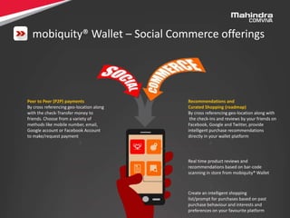 mobiquity®Wallet Social Payments | PPTX
