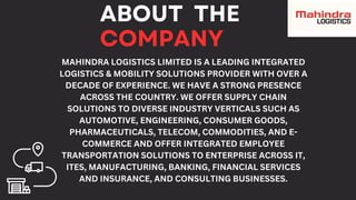 Mahindra logistics | PDF