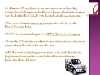 Mahindra & mahindra | PPTX