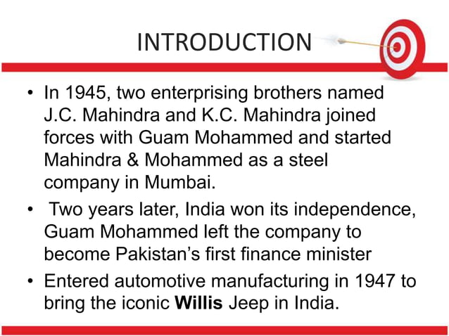 Mahindra & mahindra | PPTX