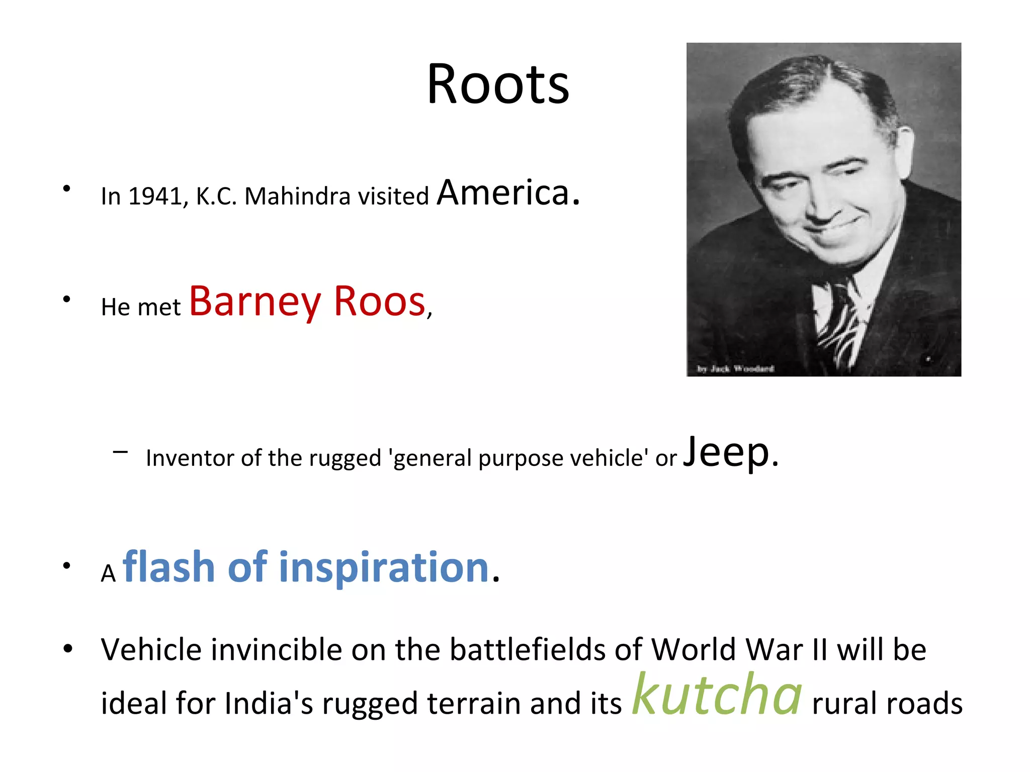 Mahindra mahindra | PPT