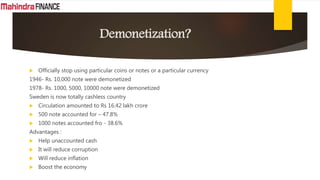 Presentation on Mahindra & Mahindra Finance | PPTX | Currencies | Economy