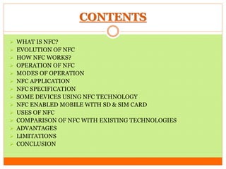 NEAR FIELD COMMUNICATION (NFC) | PPTX