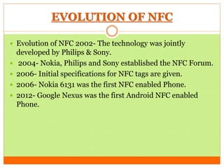 NEAR FIELD COMMUNICATION (NFC) | PPTX
