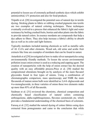 Extraction Of Natural Dye From Beetroot (Beta Vulgaris) And Preparation ...