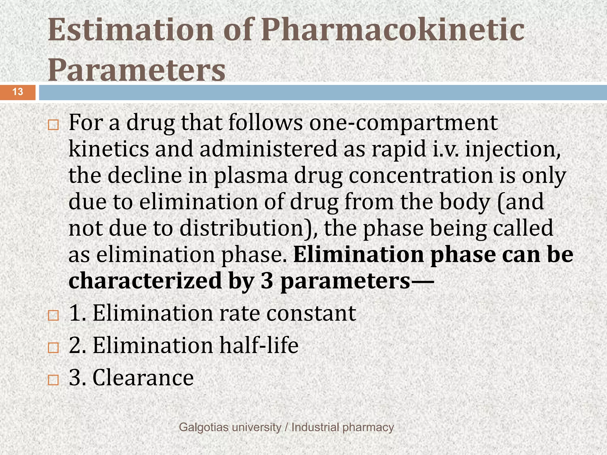 one compartment model ppt | PPTX