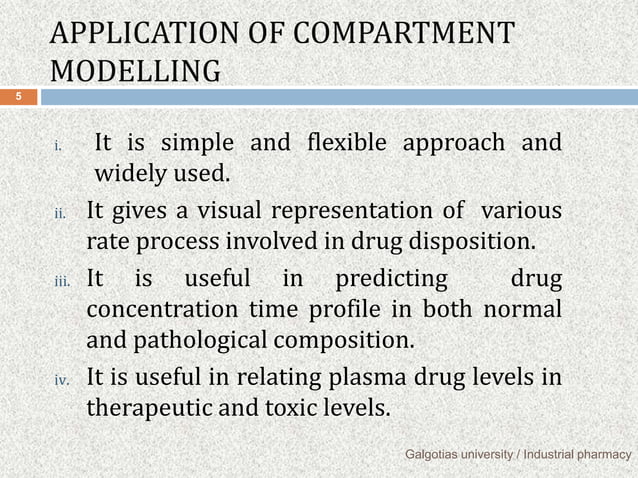 one compartment model ppt | PPTX