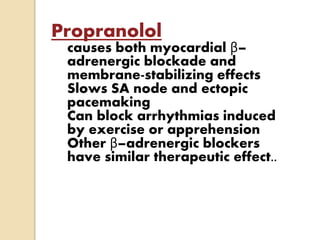 Antiarrhythmic drugs | PPTX