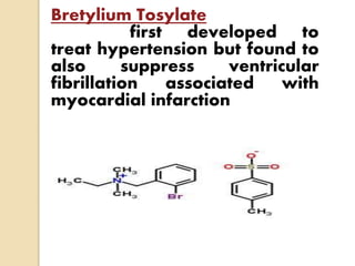 Antiarrhythmic drugs | PPTX