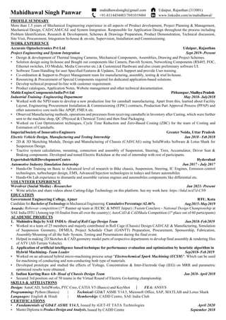Mahi resume.1 | PDF