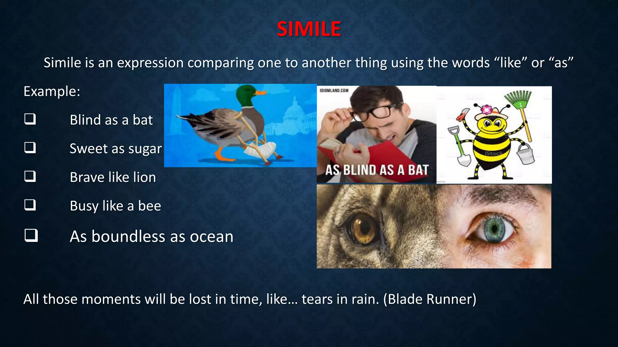 Literary Devices/ Figure of Speech | PPTX