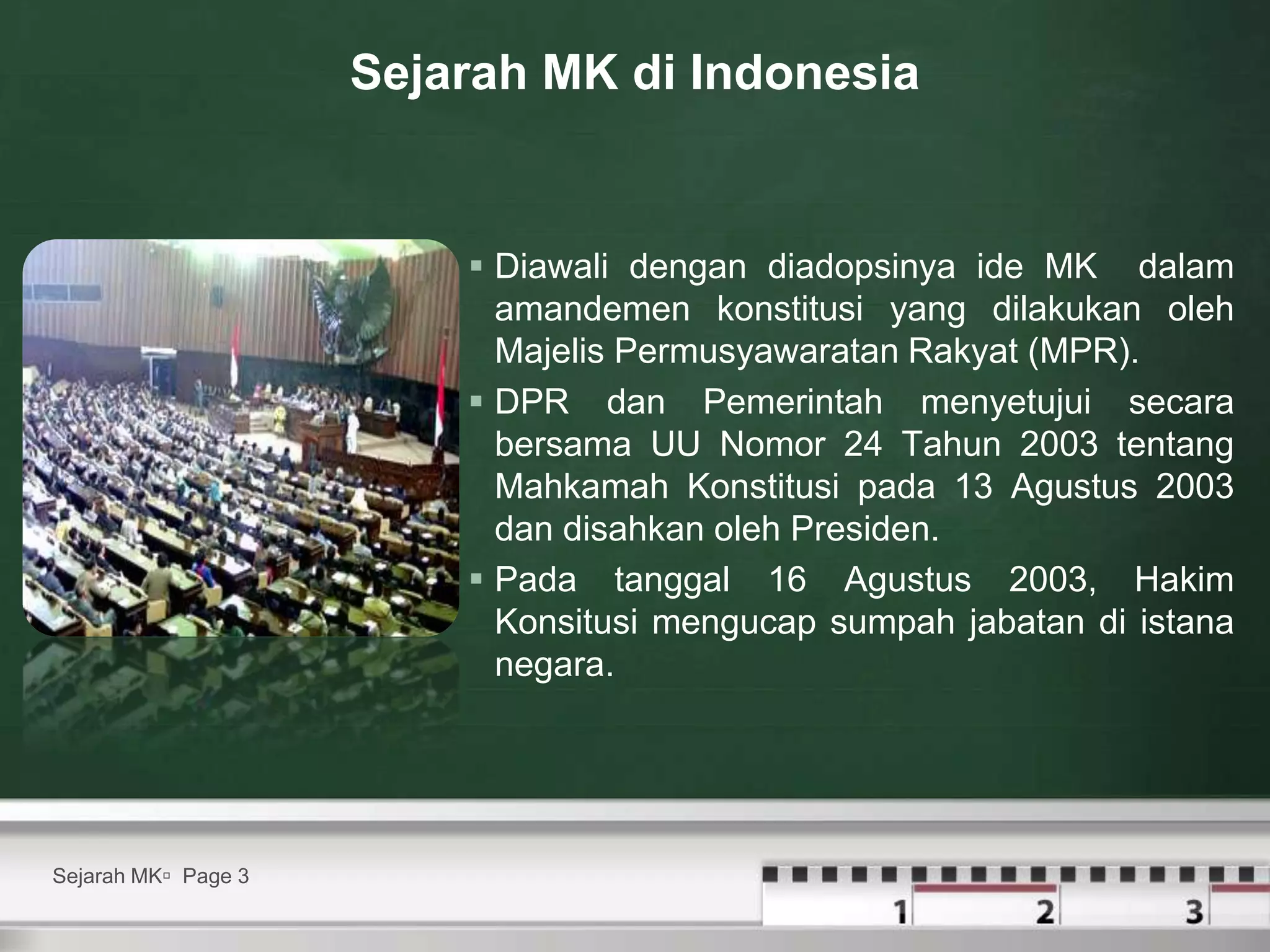 Mahkamah konstitusi | PPTX