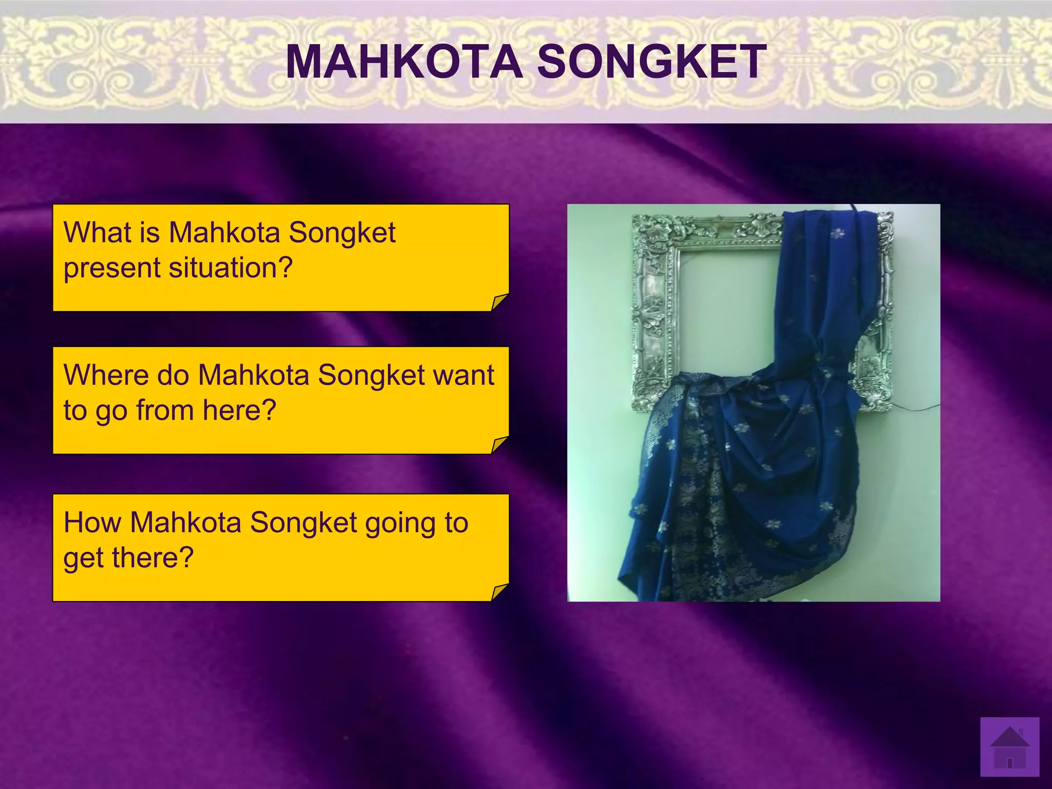 Mahkota songket ppt. | PPT