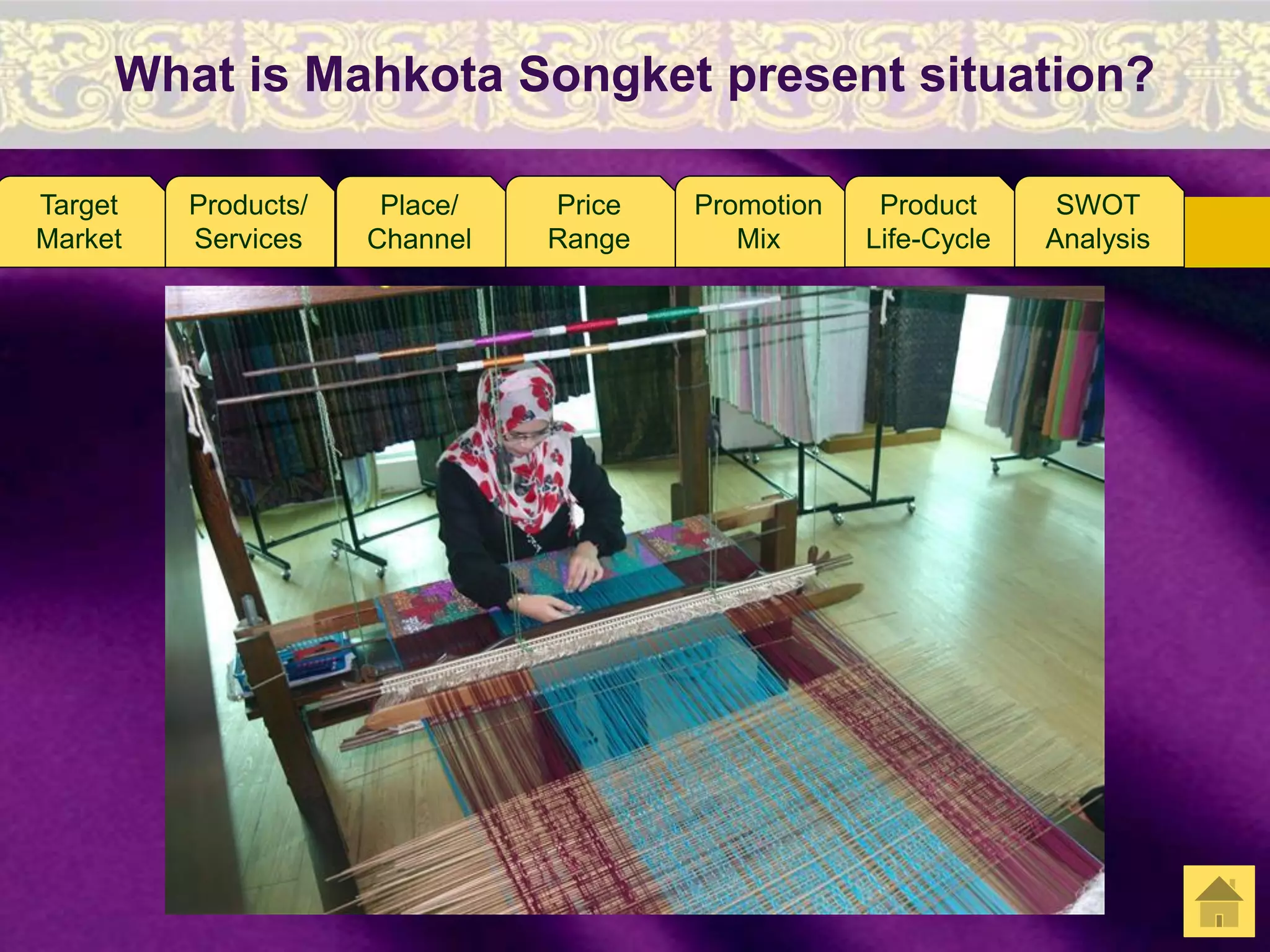 Mahkota songket ppt. | PPT