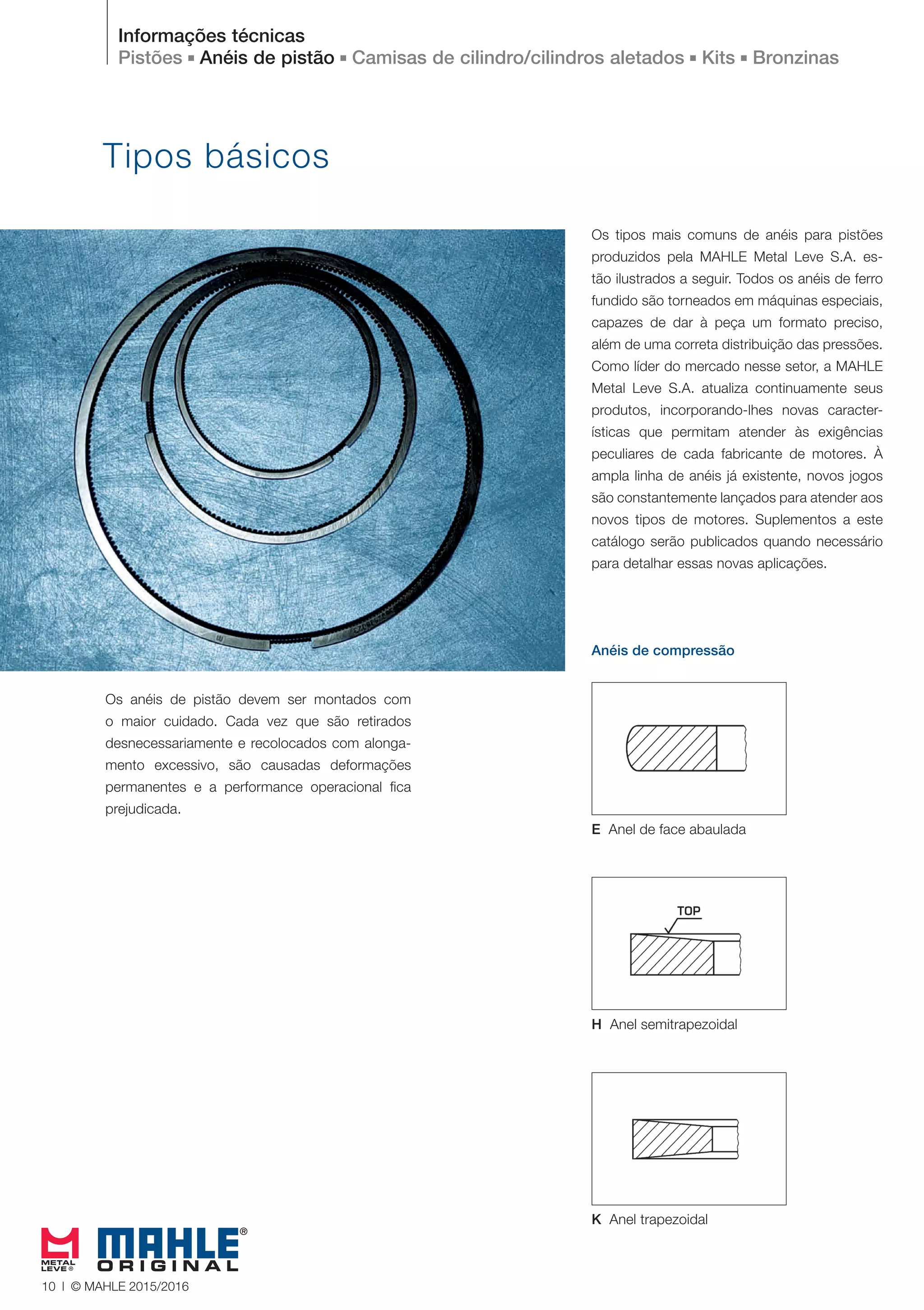 Mahle metal leve catalogo de pistoes,camisas,kits e bronzinas 2015 2016 ...