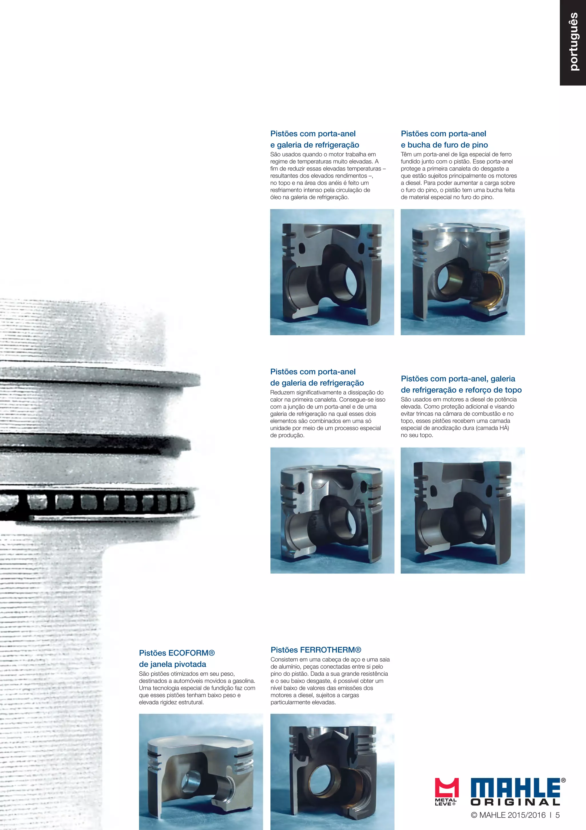 Mahle metal leve catalogo de pistoes,camisas,kits e bronzinas 2015 2016 ...