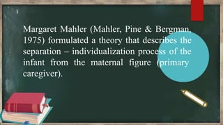 MAHLERS THEORY OF OBJECT RELATIONS.pptx