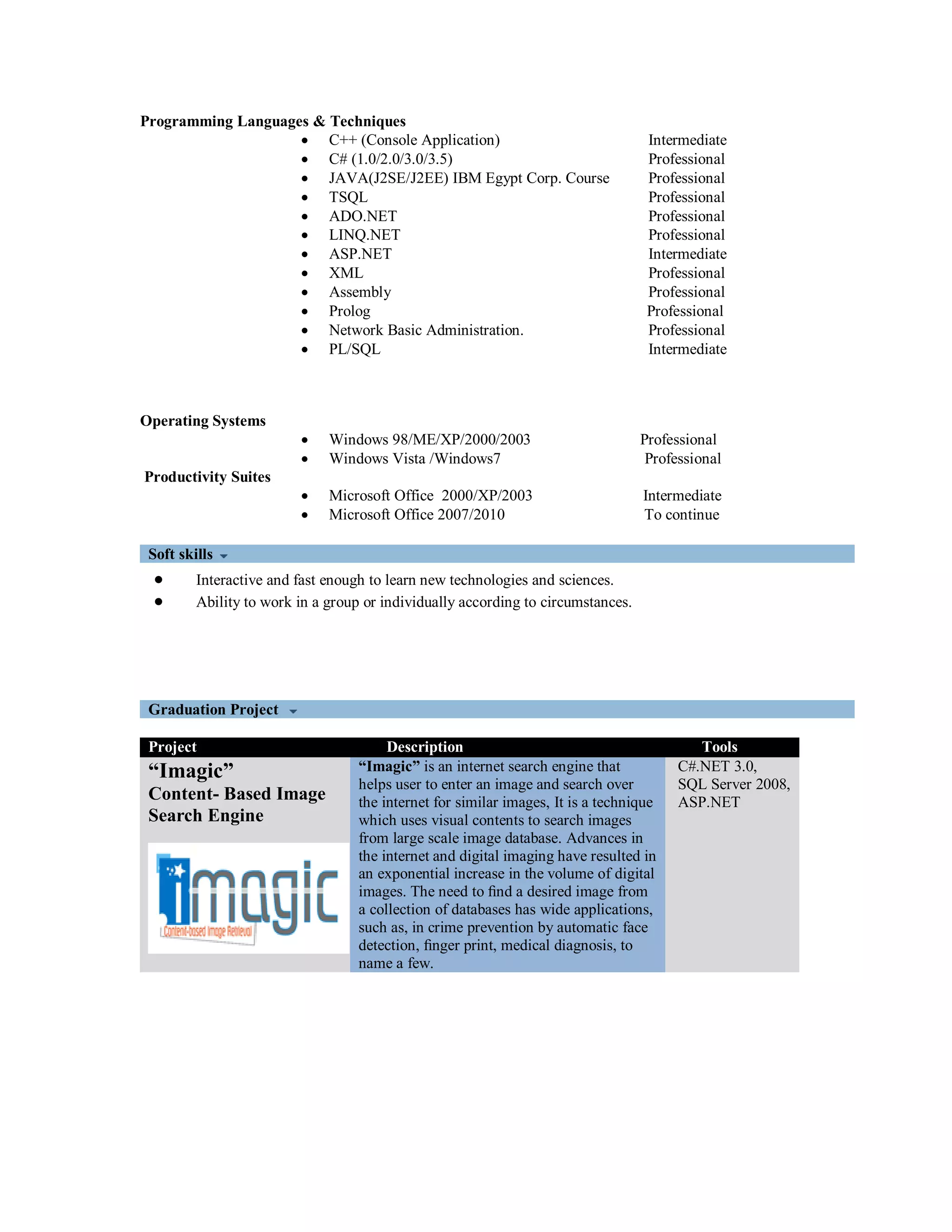 Mahmoud Mustafa Cv | PDF