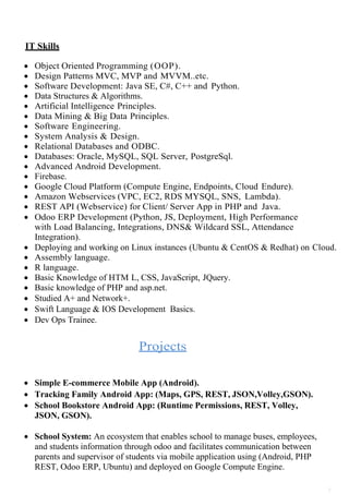 Mahmoud alaa (senior-odoo-developer&integrator) | PDF