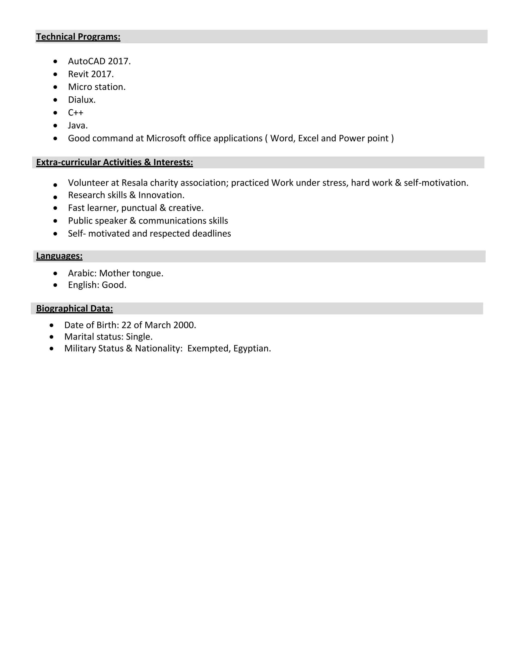 Mahmoud ashraf cv | PDF