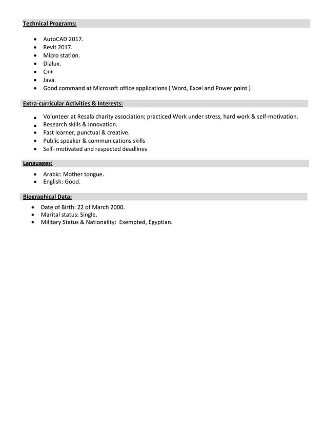 Mahmoud ashraf cv | PDF