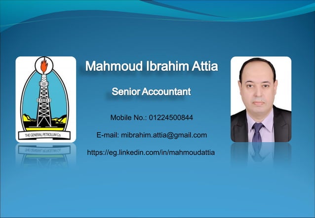 Mahmoud attia presentation 2019 | PPT