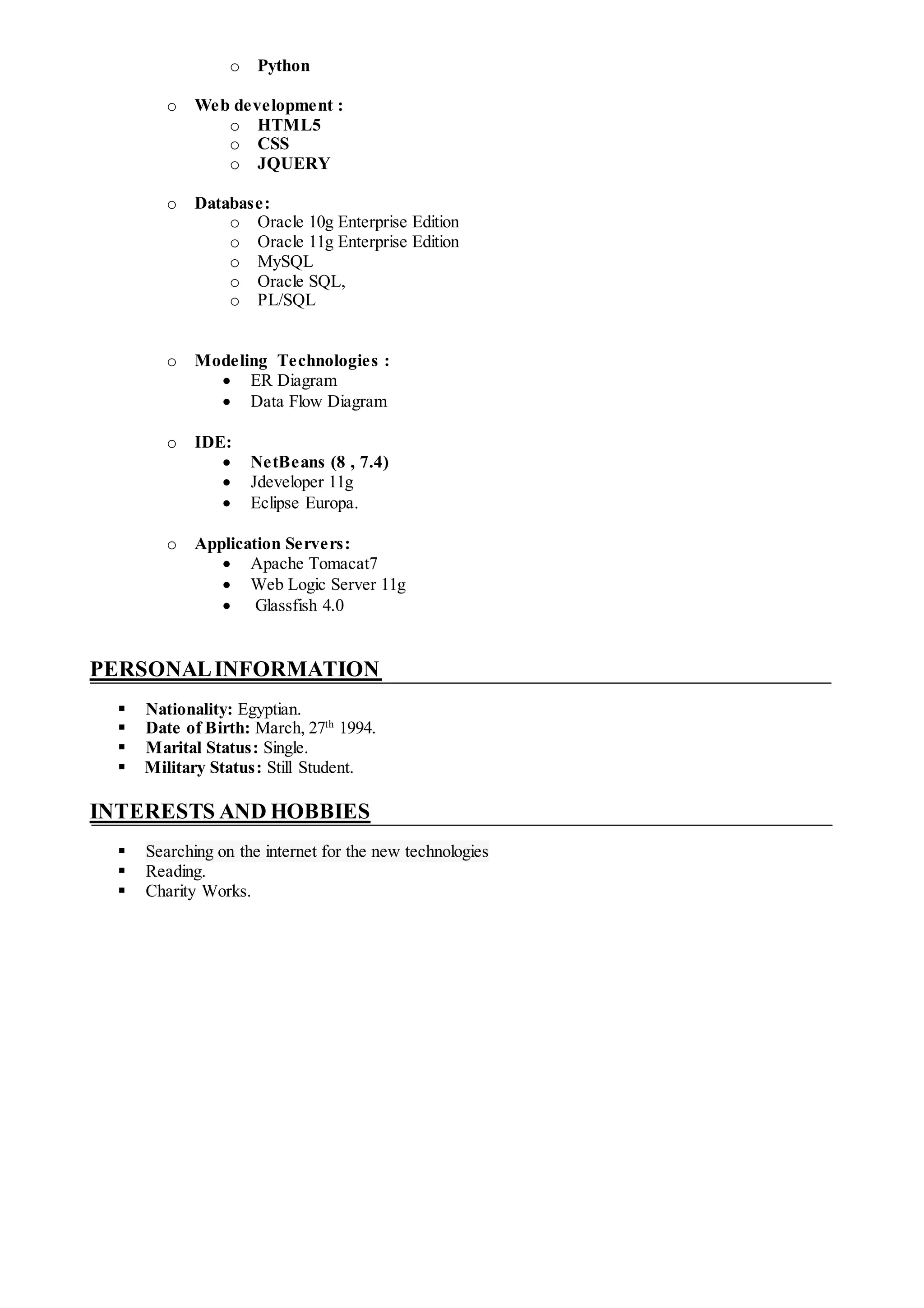 Mahmoud elasry CV | DOCX