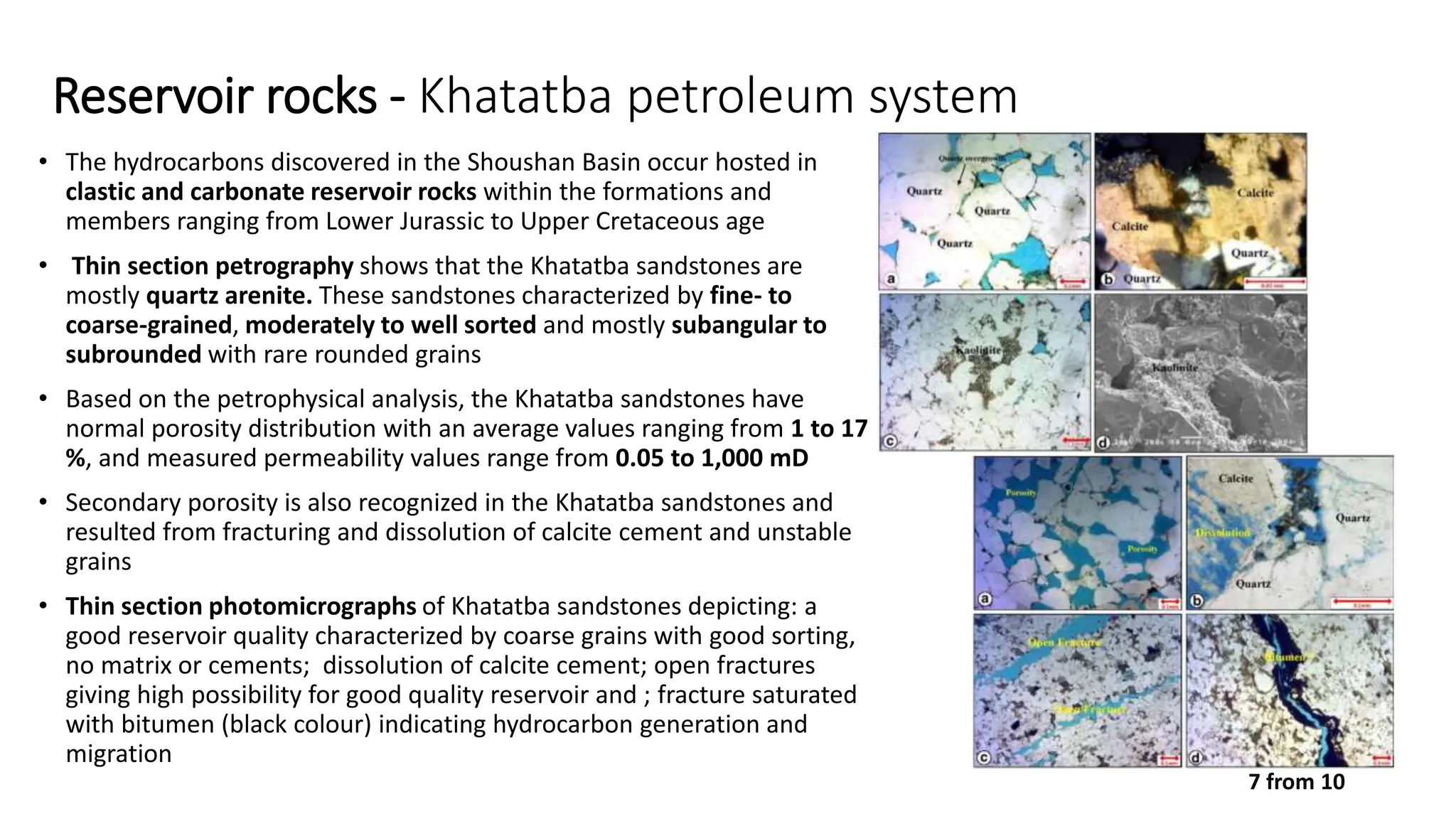 Khatatba Petroleum System in Shoushan Basin - Case Study | PPTX