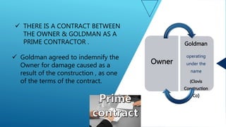 construction contracts case study | PPT