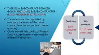 construction contracts case study | PPT
