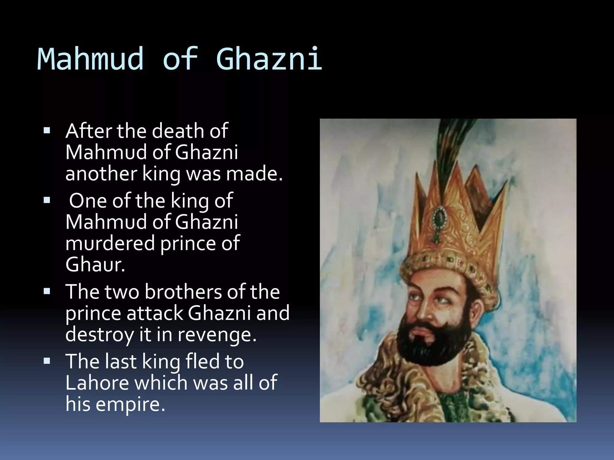 the ghauris and the slave dynasty | PPTX