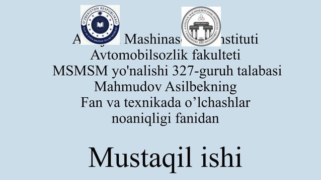 Mahmudov Asilbek.pptx