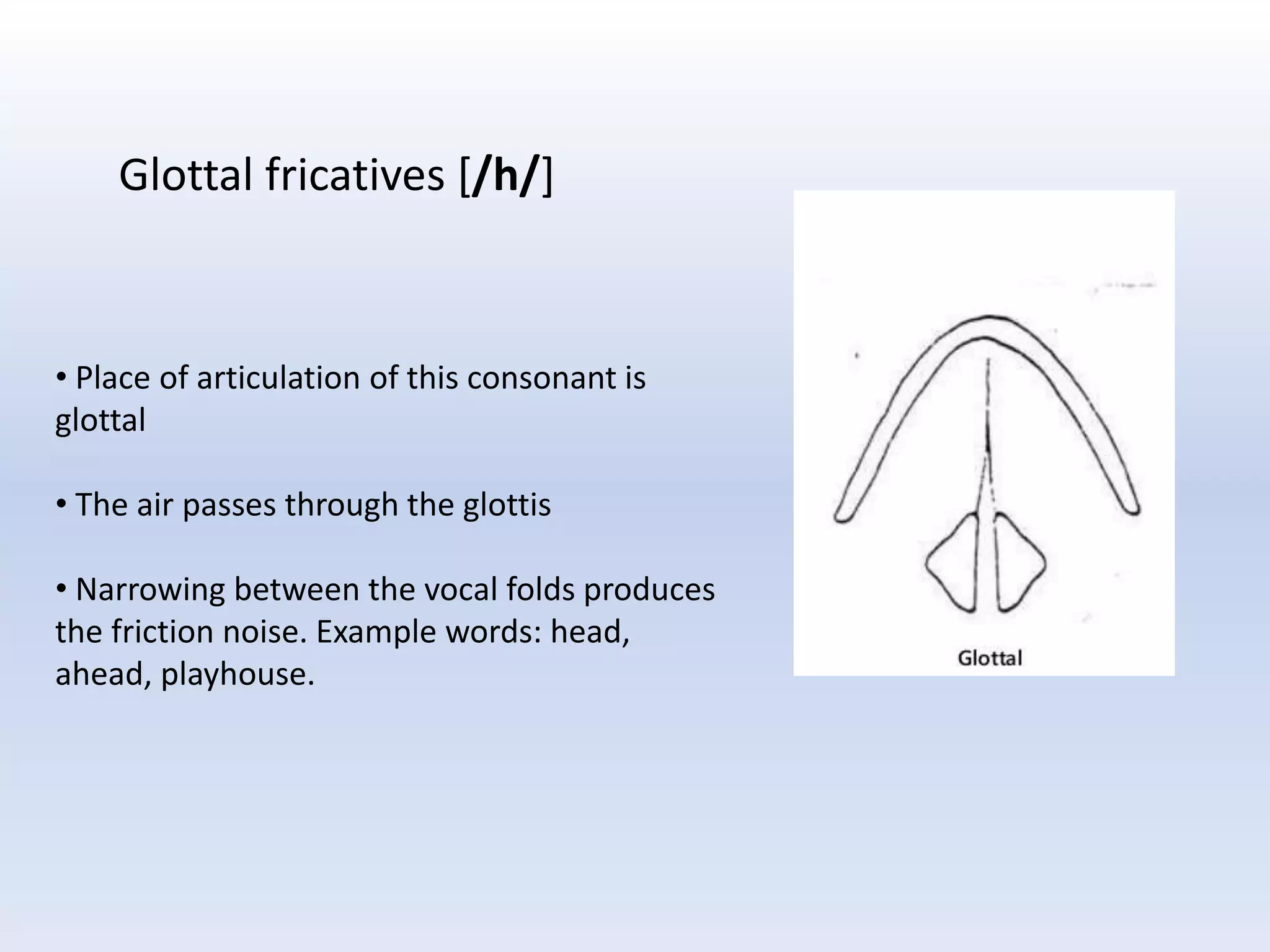 Fricatives of English | PPTX