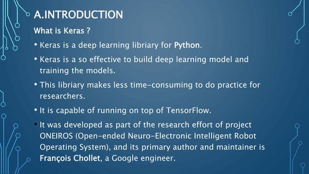 KERAS Python Tutorial | PPTX
